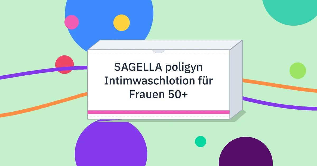 Symbolbild: Packung mit der Aufschrift SAGELLA poligyn Intimwaschlotion für Frauen 50+ (PZN 09932550) – Verfügbarkeit und Bezug in Apotheken in Frankfurt am Main