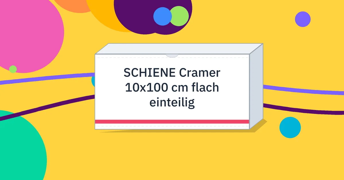 Symbolbild: Packung mit der Aufschrift SCHIENE Cramer 10x100 cm flach einteilig (PZN 01736074) – Verfügbarkeit und Bezug in Apotheken in Frankfurt am Main