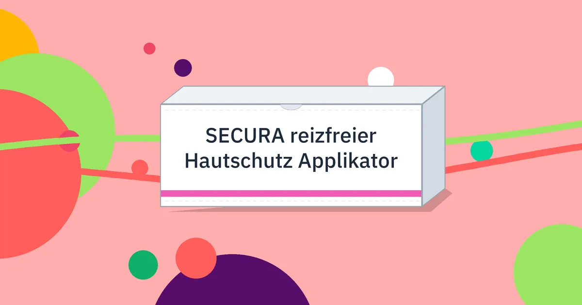 Symbolbild: Packung mit der Aufschrift SECURA reizfreier Hautschutz Applikator (PZN 09384835) – Verfügbarkeit und Bezug in Apotheken in Frankfurt am Main