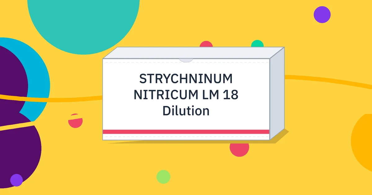 Symbolbild: Packung mit der Aufschrift STRYCHNINUM NITRICUM LM 18 Dilution (PZN 13206803) – Verfügbarkeit und Bezug in Apotheken in Frankfurt am Main