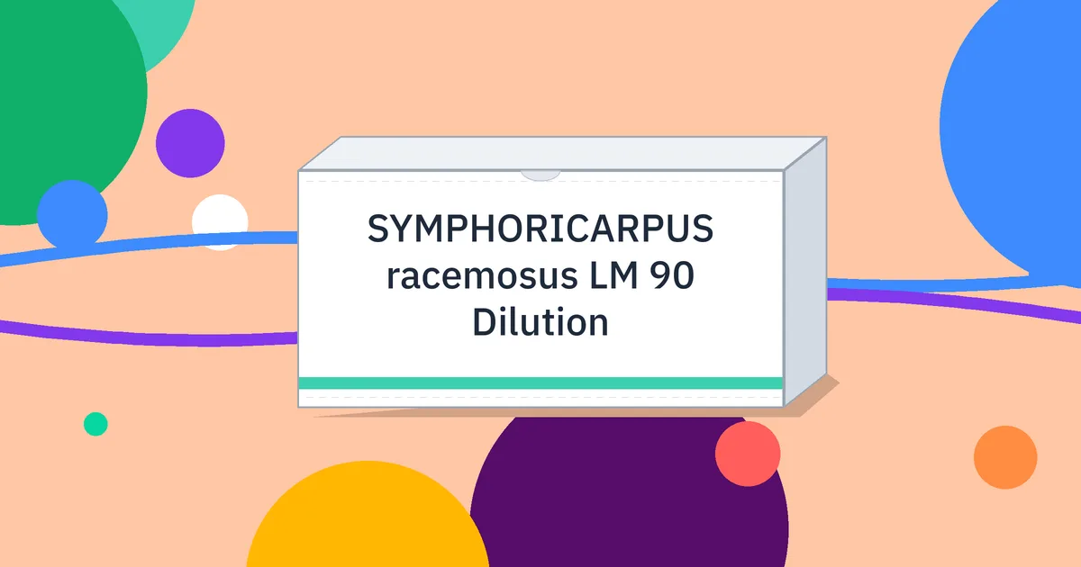Symbolbild: Packung mit der Aufschrift SYMPHORICARPUS racemosus LM 90 Dilution (PZN 13211537) – Verfügbarkeit und Bezug in Apotheken in Frankfurt am Main