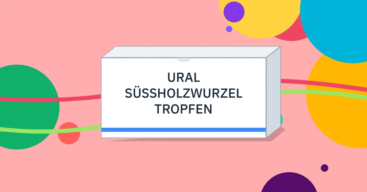 Symbolbild: Packung mit der Aufschrift URAL SÜSSHOLZWURZEL TROPFEN (PZN 15231366) – Verfügbarkeit und Bezug in Apotheken in Frankfurt am Main