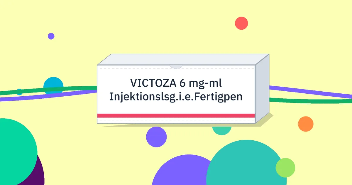 Symbolbild: Packung mit der Aufschrift VICTOZA 6 mg-ml Injektionslsg.i.e.Fertigpen (PZN 19629781) – Verfügbarkeit und Bezug in Apotheken in Frankfurt am Main
