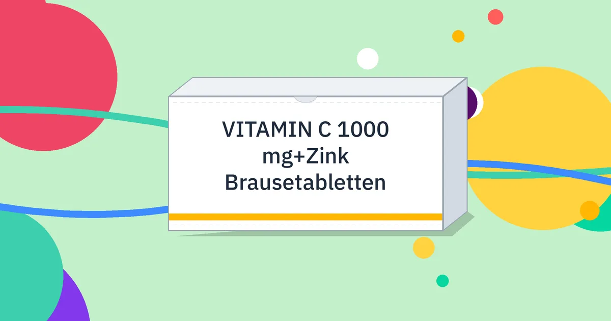 Symbolbild: Packung mit der Aufschrift VITAMIN C 1000 mg+Zink Brausetabletten (PZN 16623909) – Verfügbarkeit und Bezug in Apotheken in Frankfurt am Main