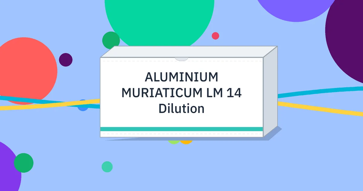Symbolbild: Packung mit der Aufschrift ALUMINIUM MURIATICUM LM 14 Dilution (PZN 13316710) – Verfügbarkeit und Bezug in Apotheken in Frankfurt am Main
