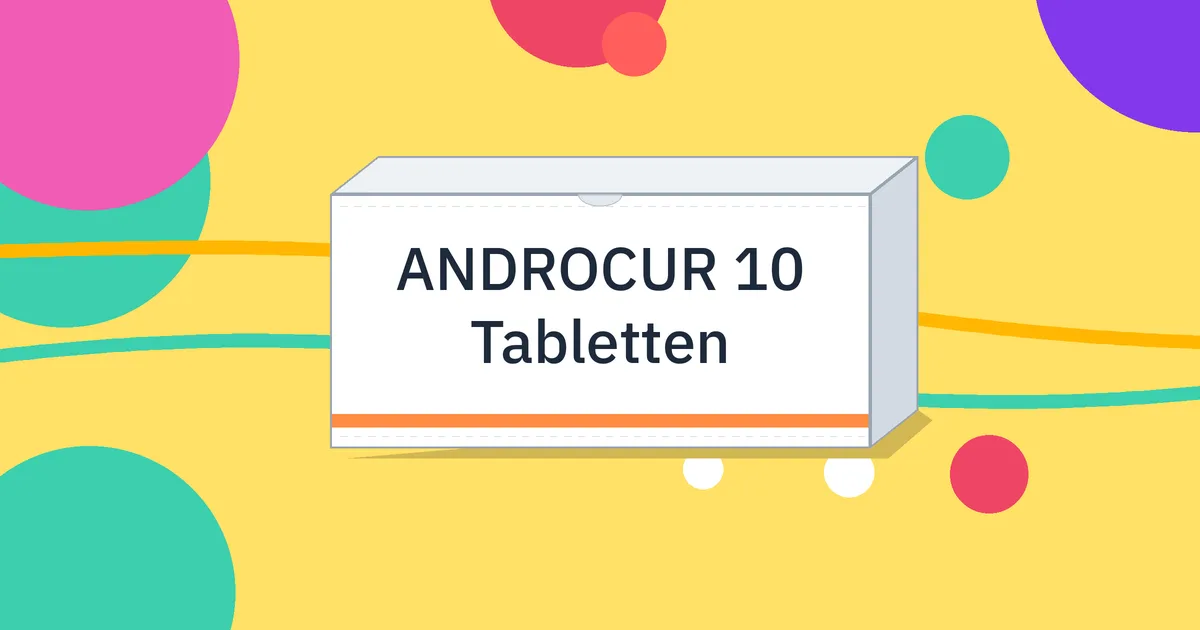 Symbolbild: Packung mit der Aufschrift ANDROCUR 10 Tabletten (PZN 04522155) – Verfügbarkeit und Bezug in Apotheken in Frankfurt am Main
