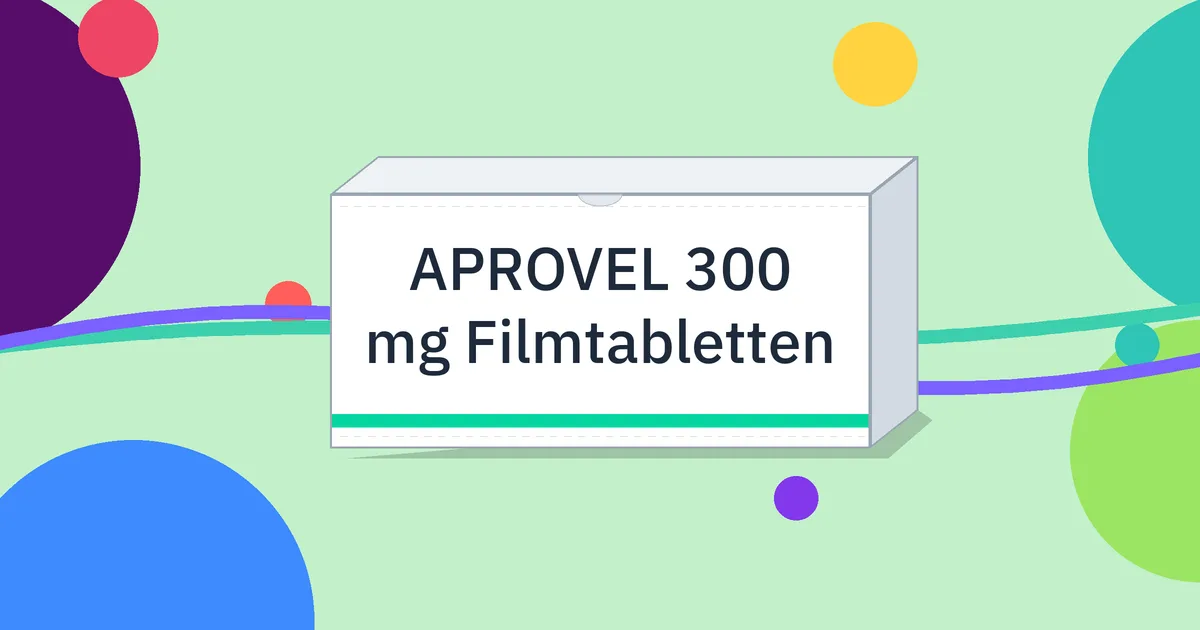 Symbolbild: Packung mit der Aufschrift APROVEL 300 mg Filmtabletten (PZN 16747735) – Verfügbarkeit und Bezug in Apotheken in Frankfurt am Main