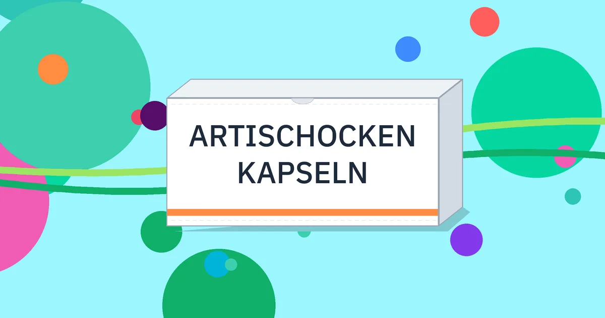 Symbolbild: Packung mit der Aufschrift ARTISCHOCKEN KAPSELN (PZN 02519628) – Verfügbarkeit und Bezug in Apotheken in Frankfurt am Main