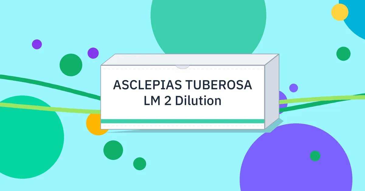 Symbolbild: Packung mit der Aufschrift ASCLEPIAS TUBEROSA LM 2 Dilution (PZN 13400787) – Verfügbarkeit und Bezug in Apotheken in Frankfurt am Main