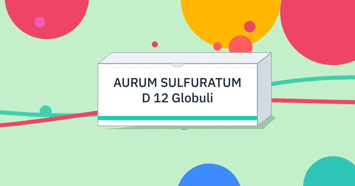 Symbolbild: Packung mit der Aufschrift AURUM SULFURATUM D 12 Globuli (PZN 16689328) – Verfügbarkeit und Bezug in Apotheken in Frankfurt am Main