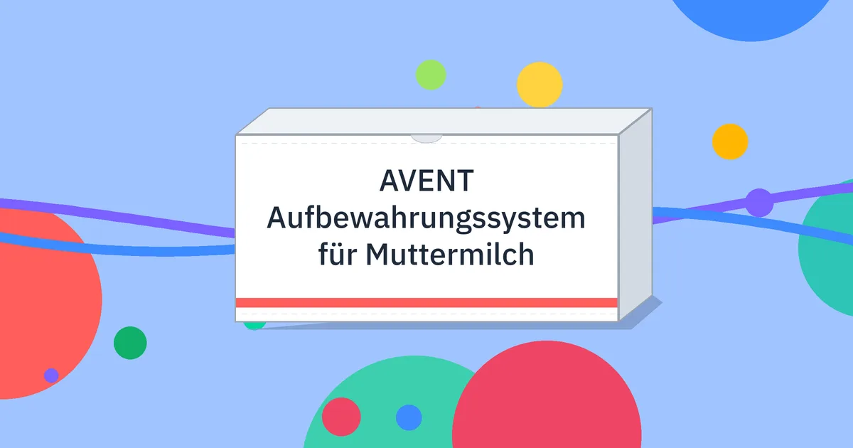 Symbolbild: Packung mit der Aufschrift AVENT Aufbewahrungssystem für Muttermilch (PZN 10215032) – Verfügbarkeit und Bezug in Apotheken in Frankfurt am Main