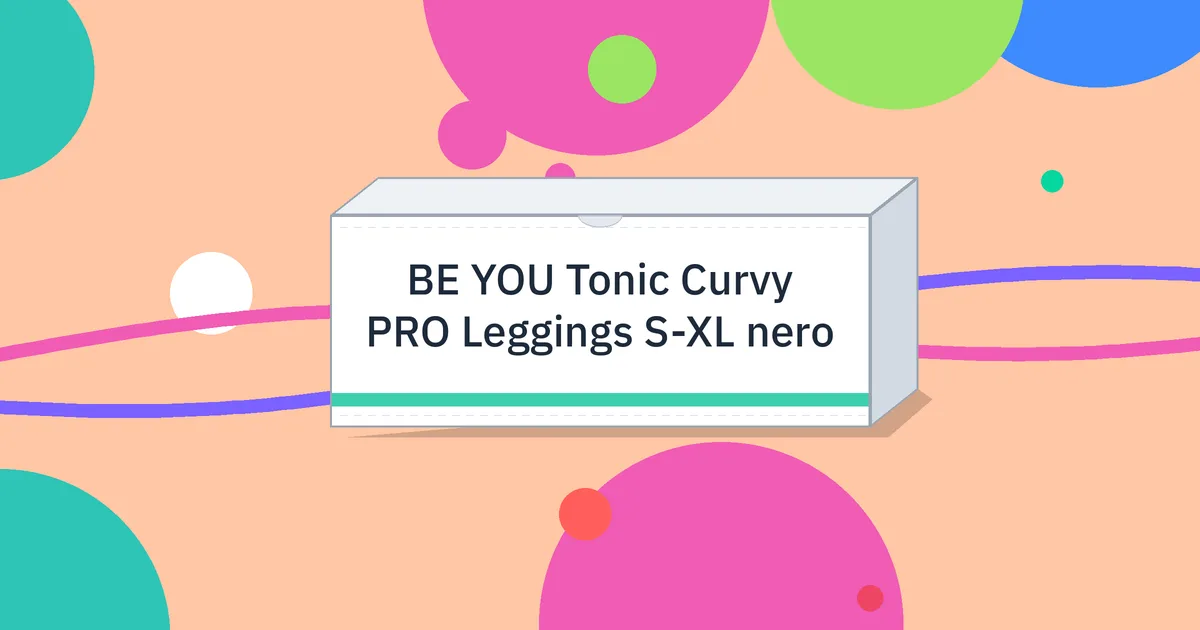 Symbolbild: Packung mit der Aufschrift BE YOU Tonic Curvy PRO Leggings S-XL nero (PZN 19364532) – Verfügbarkeit und Bezug in Apotheken in Frankfurt am Main