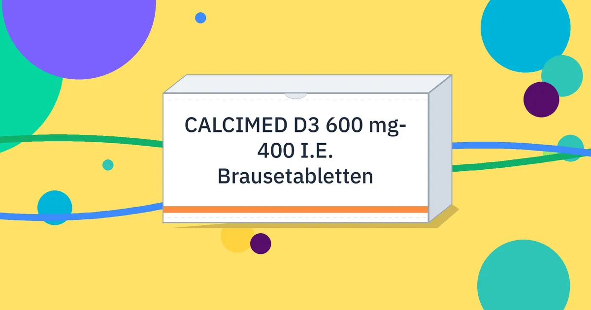 Symbolbild: Packung mit der Aufschrift CALCIMED D3 600 mg-400 I.E. Brausetabletten (PZN 09750116) – Verfügbarkeit und Bezug in Apotheken in Frankfurt am Main