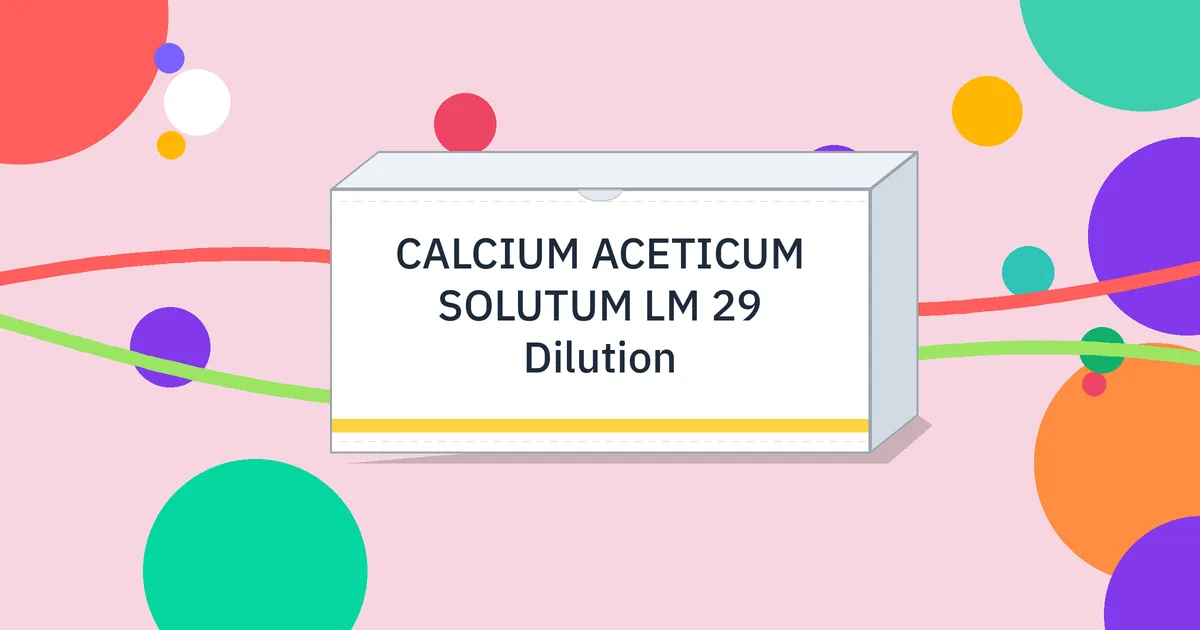 Symbolbild: Packung mit der Aufschrift CALCIUM ACETICUM SOLUTUM LM 29 Dilution (PZN 13406904) – Verfügbarkeit und Bezug in Apotheken in Frankfurt am Main