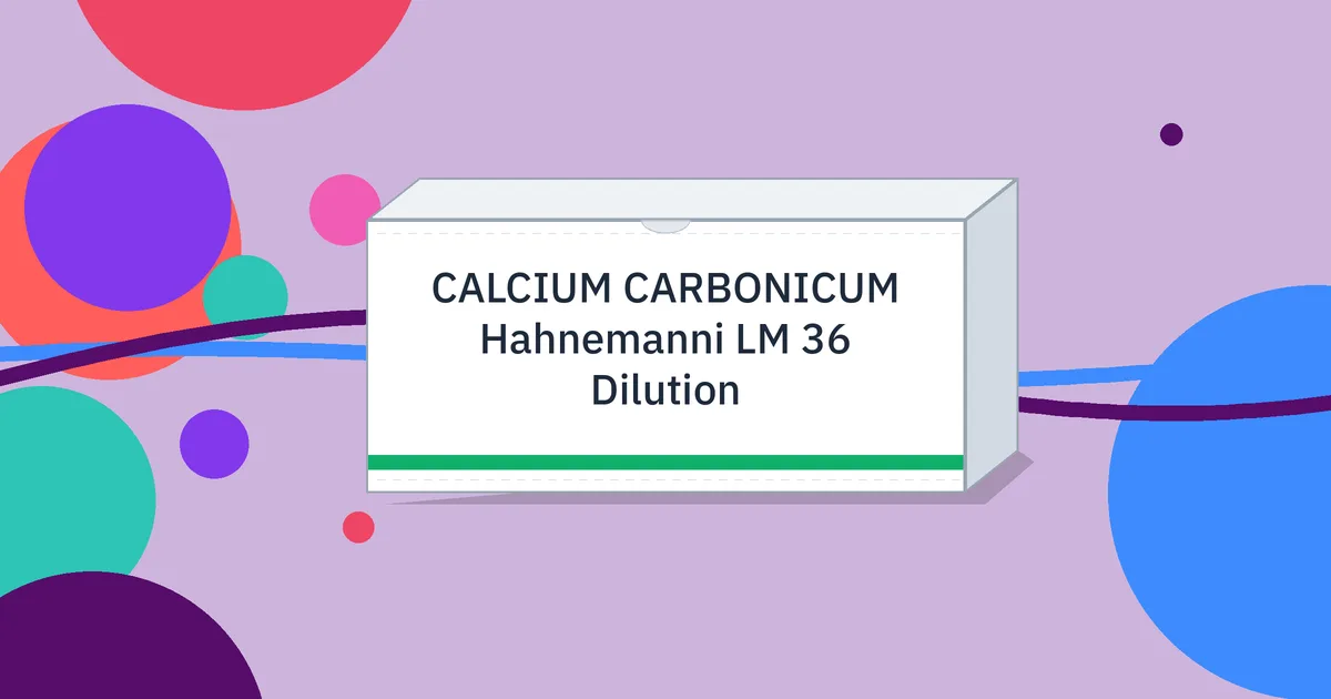 Symbolbild: Packung mit der Aufschrift CALCIUM CARBONICUM Hahnemanni LM 36 Dilution (PZN 12803684) – Verfügbarkeit und Bezug in Apotheken in Frankfurt am Main