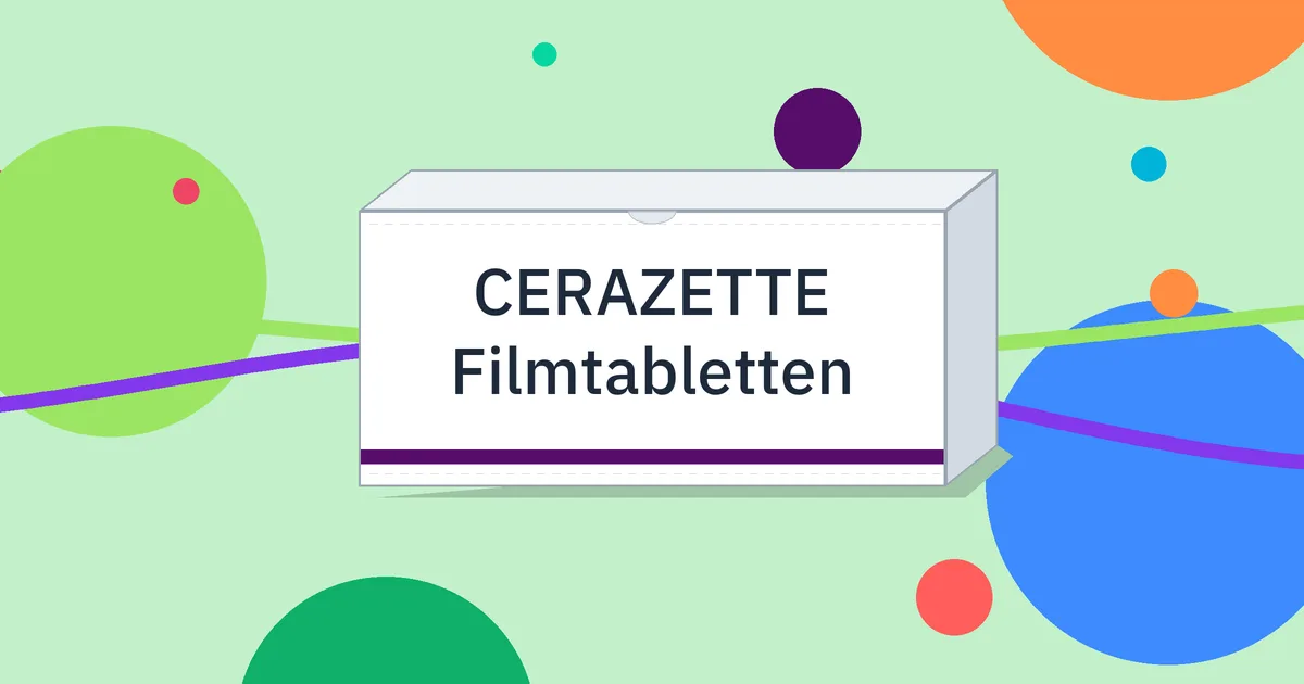 Symbolbild: Packung mit der Aufschrift CERAZETTE Filmtabletten (PZN 02752477) – Verfügbarkeit und Bezug in Apotheken in Frankfurt am Main