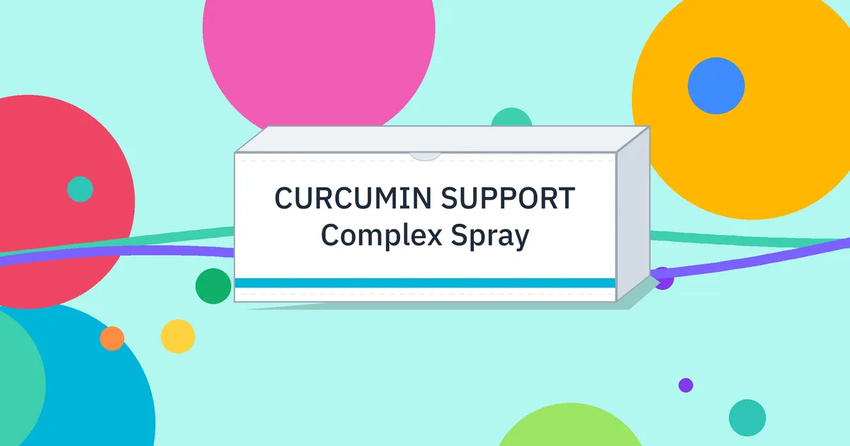 Symbolbild: Packung mit der Aufschrift CURCUMIN SUPPORT Complex Spray (PZN 16923770) – Verfügbarkeit und Bezug in Apotheken in Frankfurt am Main