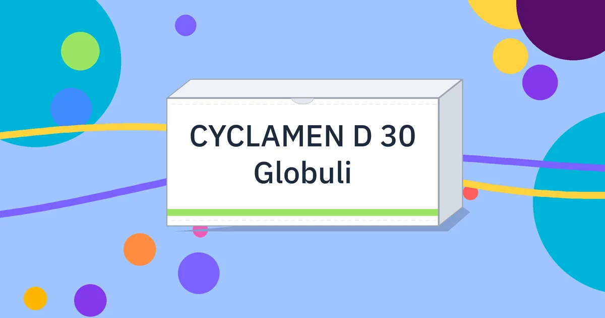 Symbolbild: Packung mit der Aufschrift CYCLAMEN D 30 Globuli (PZN 04214815) – Verfügbarkeit und Bezug in Apotheken in Frankfurt am Main