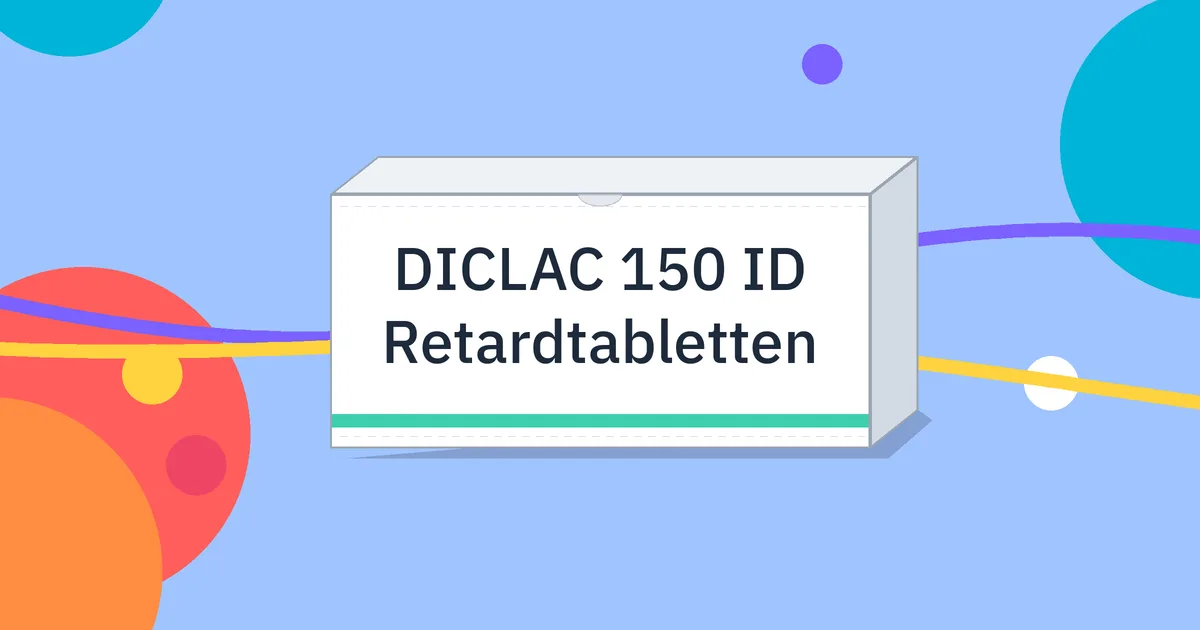 Symbolbild: Packung mit der Aufschrift DICLAC 150 ID Retardtabletten (PZN 07239000) – Verfügbarkeit und Bezug in Apotheken in Frankfurt am Main