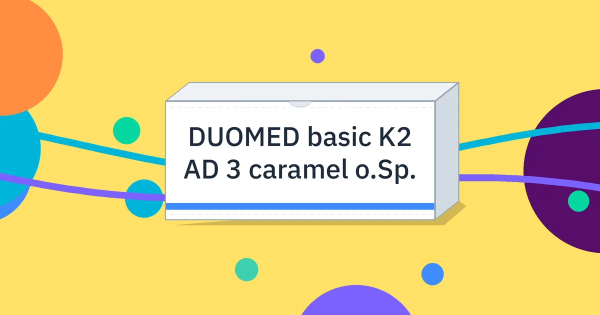 Symbolbild: Packung mit der Aufschrift DUOMED basic K2 AD 3 caramel o.Sp. (PZN 20906607) – Verfügbarkeit und Bezug in Apotheken in Frankfurt am Main