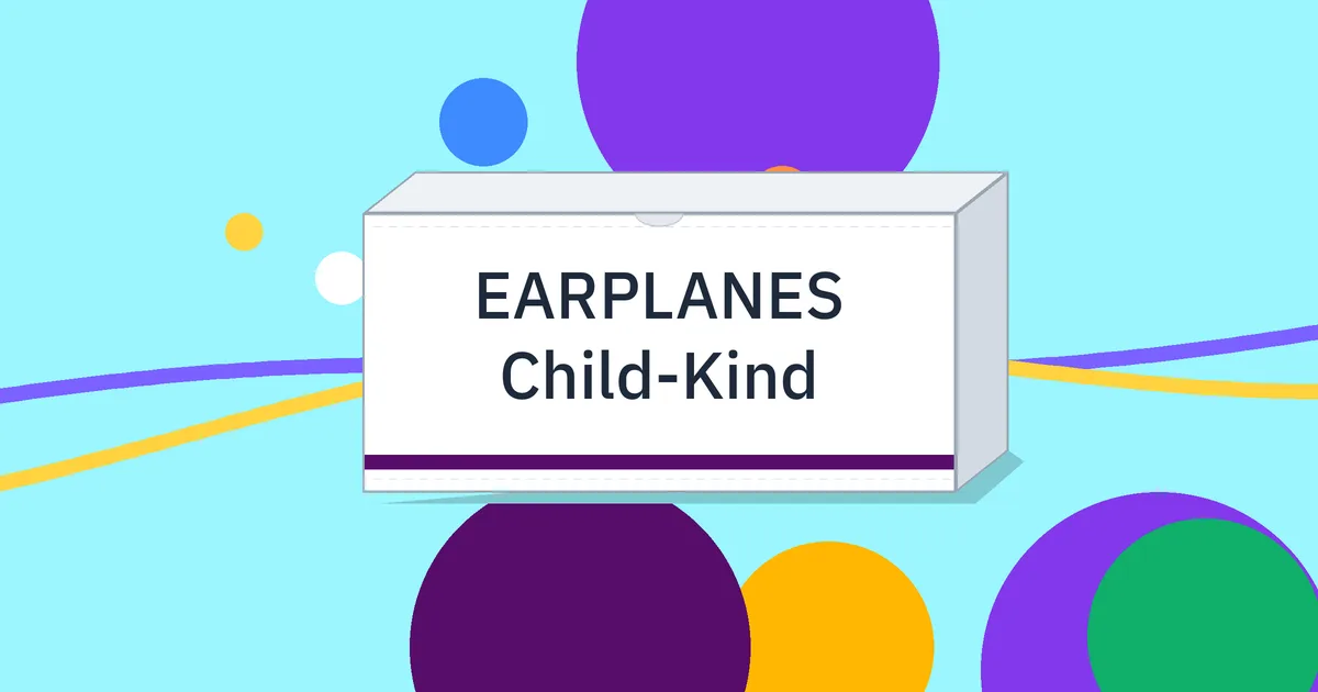 Symbolbild: Packung mit der Aufschrift EARPLANES Child-Kind (PZN 02069800) – Verfügbarkeit und Bezug in Apotheken in Frankfurt am Main