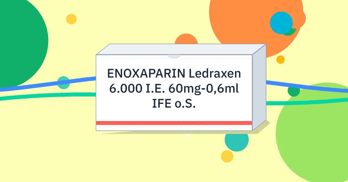 Symbolbild: Packung mit der Aufschrift ENOXAPARIN Ledraxen 6.000 I.E. 60mg-0,6ml IFE o.S. (PZN 18861814) – Verfügbarkeit und Bezug in Apotheken in Frankfurt am Main