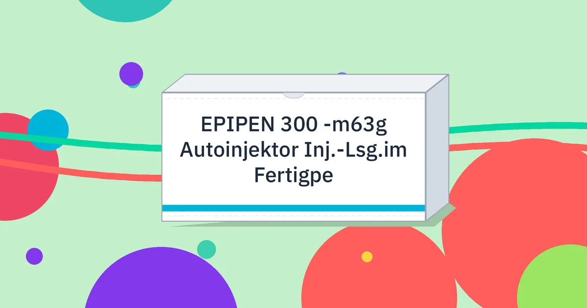 Symbolbild: Packung mit der Aufschrift EPIPEN 300 -m63g Autoinjektor Inj.-Lsg.im Fertigpe (PZN 18136303) – Verfügbarkeit und Bezug in Apotheken in Frankfurt am Main