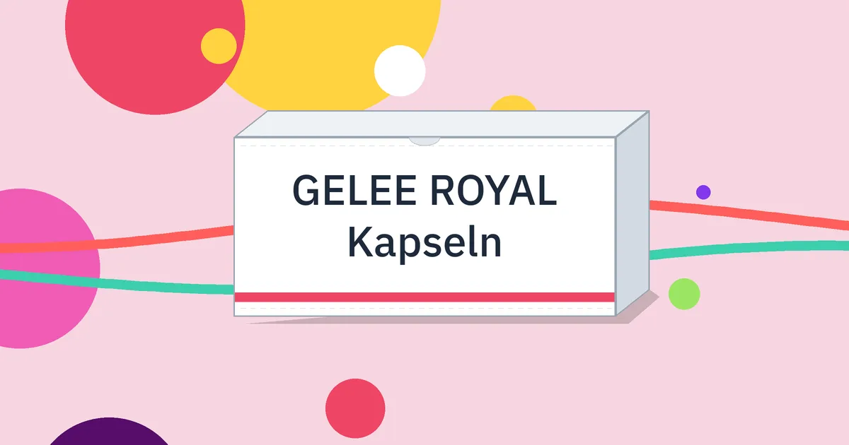 Symbolbild: Packung mit der Aufschrift GELEE ROYAL Kapseln (PZN 00156096) – Verfügbarkeit und Bezug in Apotheken in Frankfurt am Main