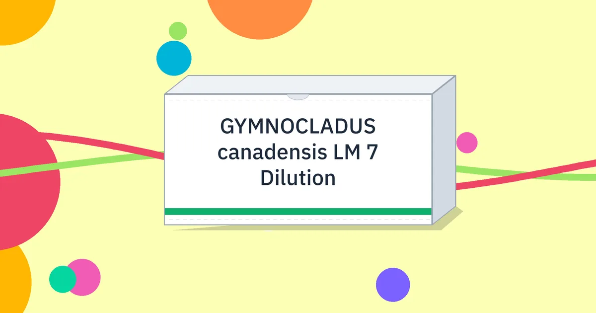 Symbolbild: Packung mit der Aufschrift GYMNOCLADUS canadensis LM 7 Dilution (PZN 13548811) – Verfügbarkeit und Bezug in Apotheken in Frankfurt am Main