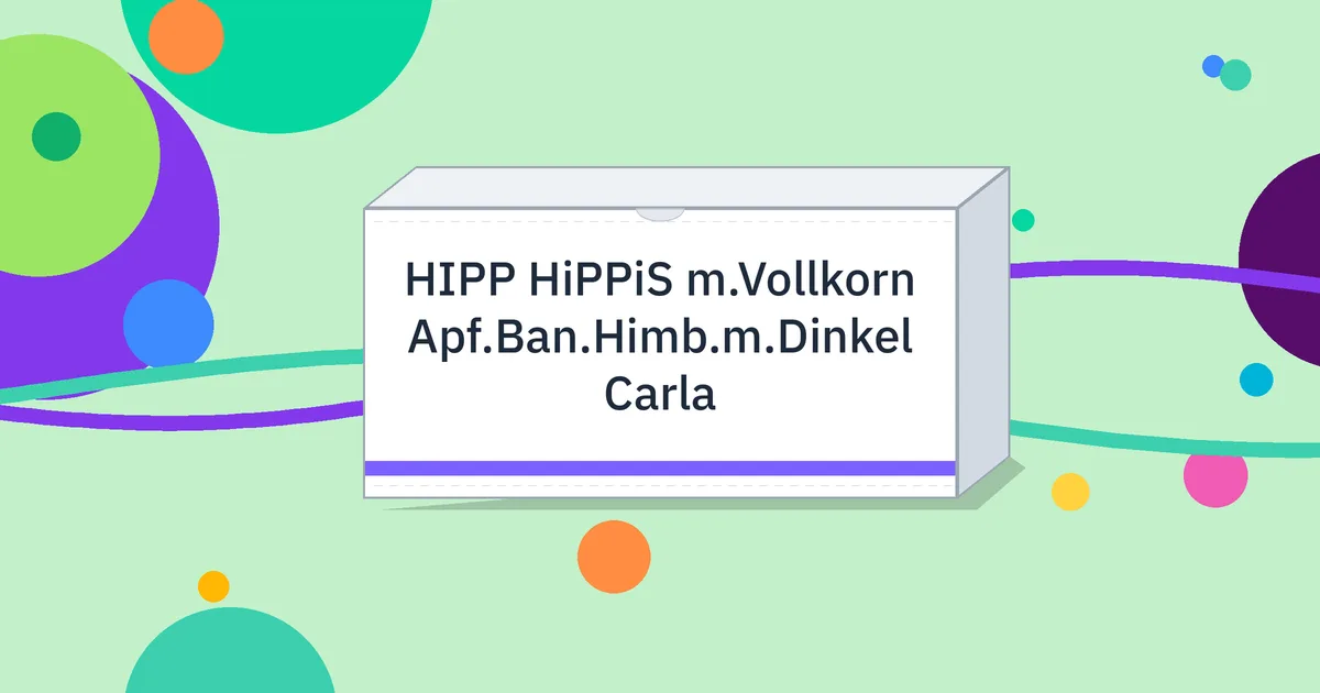 Symbolbild: Packung mit der Aufschrift HIPP HiPPiS m.Vollkorn Apf.Ban.Himb.m.Dinkel Carla (PZN 16665339) – Verfügbarkeit und Bezug in Apotheken in Frankfurt am Main