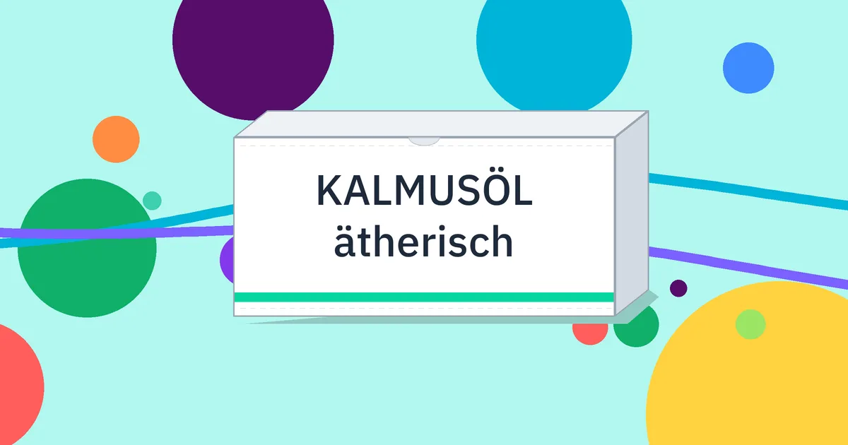 Symbolbild: Packung mit der Aufschrift KALMUSÖL ätherisch (PZN 15407486) – Verfügbarkeit und Bezug in Apotheken in Frankfurt am Main