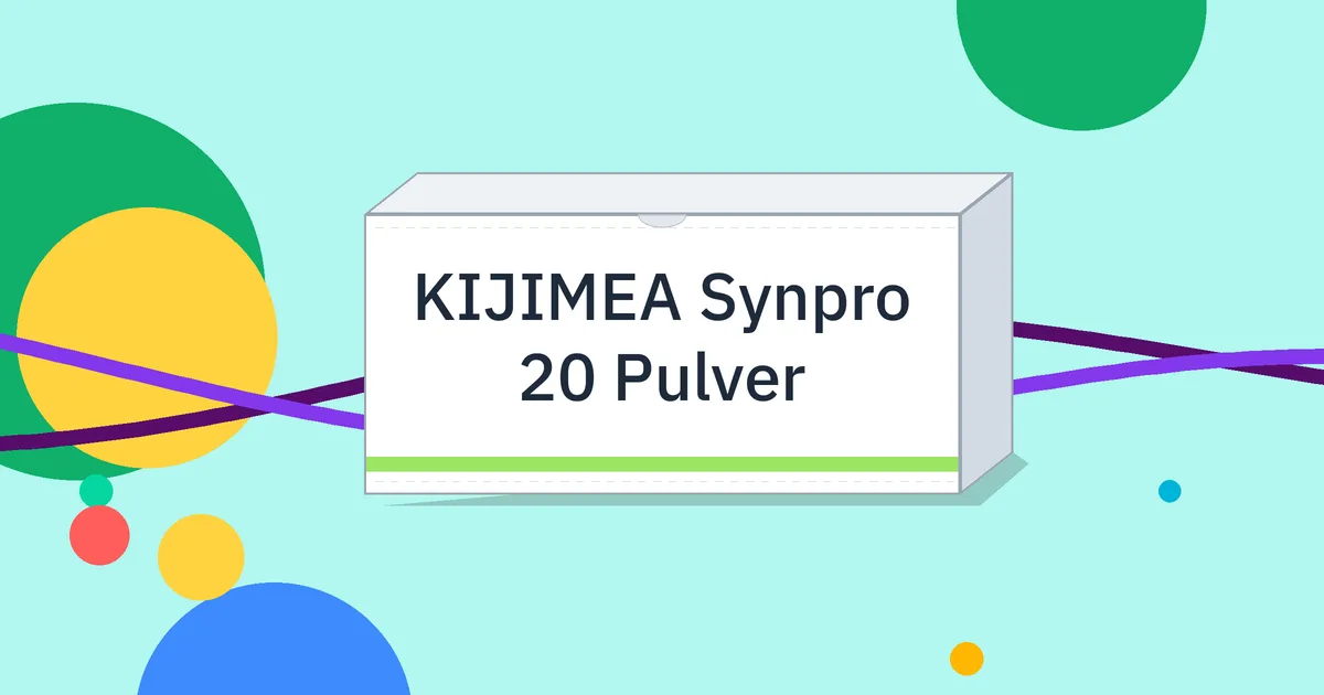 Symbolbild: Packung mit der Aufschrift KIJIMEA Synpro 20 Pulver (PZN 13592350) – Verfügbarkeit und Bezug in Apotheken in Frankfurt am Main