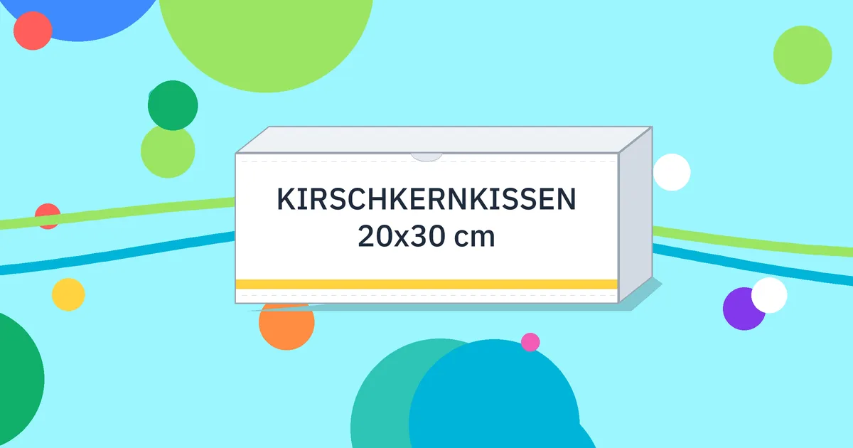 Symbolbild: Packung mit der Aufschrift KIRSCHKERNKISSEN 20x30 cm (PZN 02549670) – Verfügbarkeit und Bezug in Apotheken in Frankfurt am Main