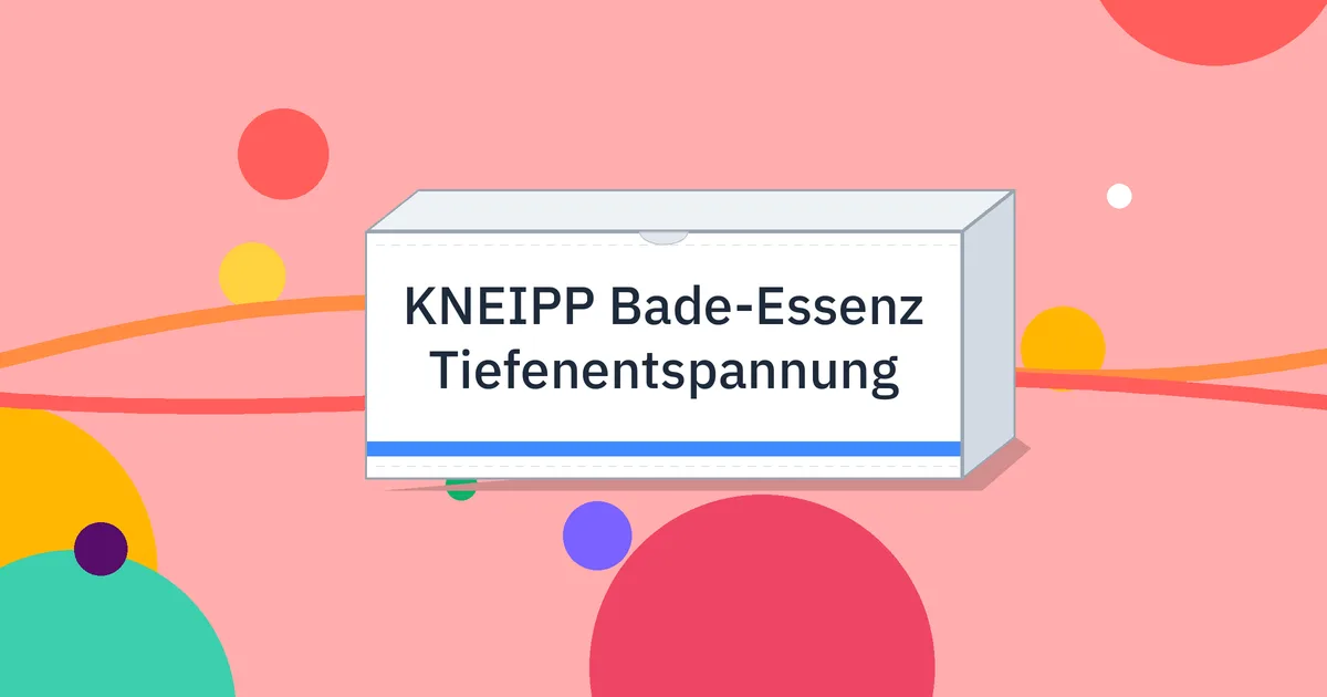 Symbolbild: Packung mit der Aufschrift KNEIPP Bade-Essenz Tiefenentspannung (PZN 10026957) – Verfügbarkeit und Bezug in Apotheken in Frankfurt am Main
