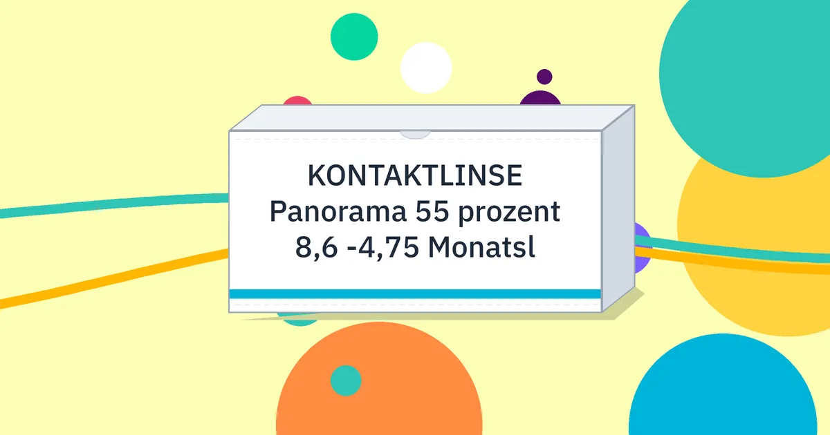 Symbolbild: Packung mit der Aufschrift KONTAKTLINSE Panorama 55 prozent 8,6 -4,75 Monatsl (PZN 00817787) – Verfügbarkeit und Bezug in Apotheken in Frankfurt am Main