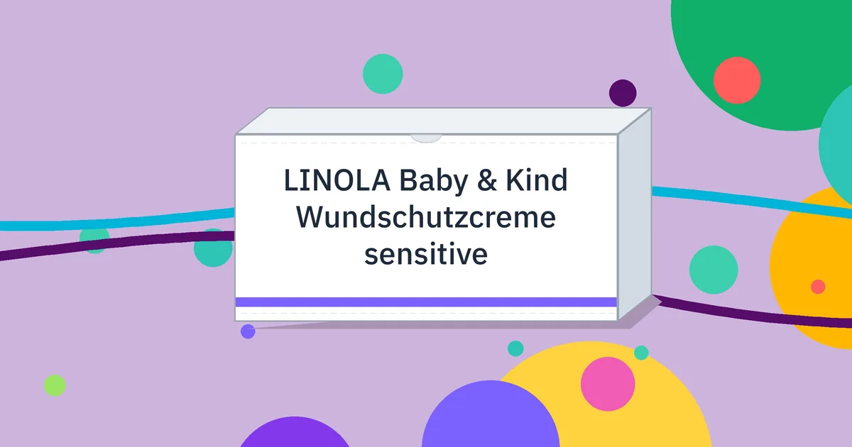 Symbolbild: Packung mit der Aufschrift LINOLA Baby & Kind Wundschutzcreme sensitive (PZN 18828923) – Verfügbarkeit und Bezug in Apotheken in Frankfurt am Main