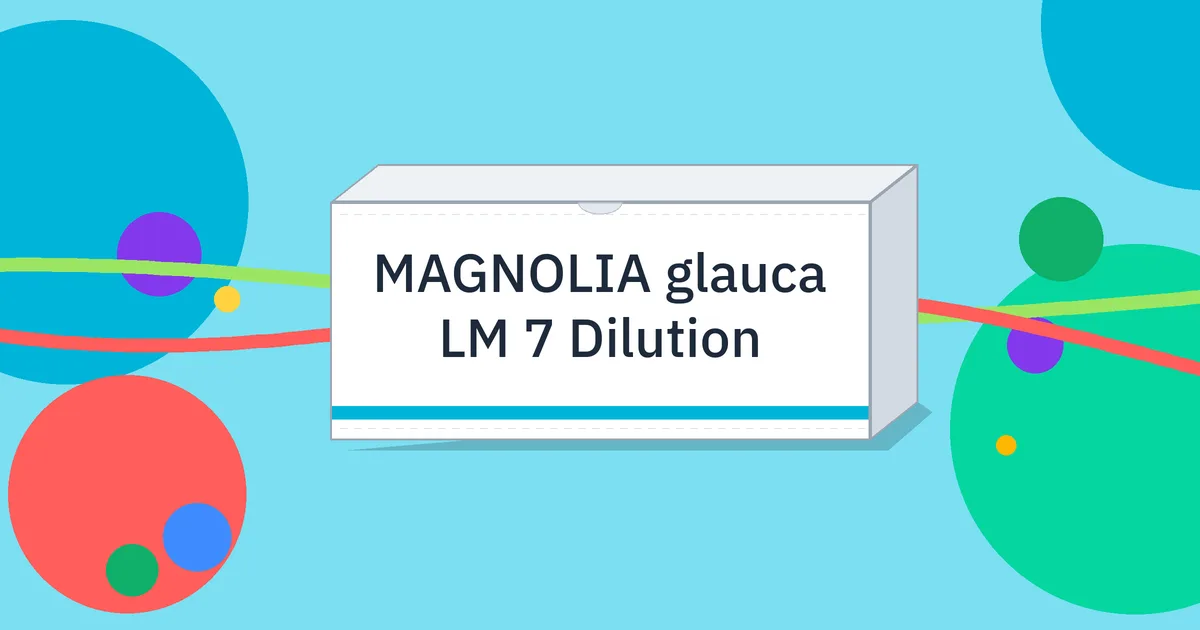 Symbolbild: Packung mit der Aufschrift MAGNOLIA glauca LM 7 Dilution (PZN 13539350) – Verfügbarkeit und Bezug in Apotheken in Frankfurt am Main