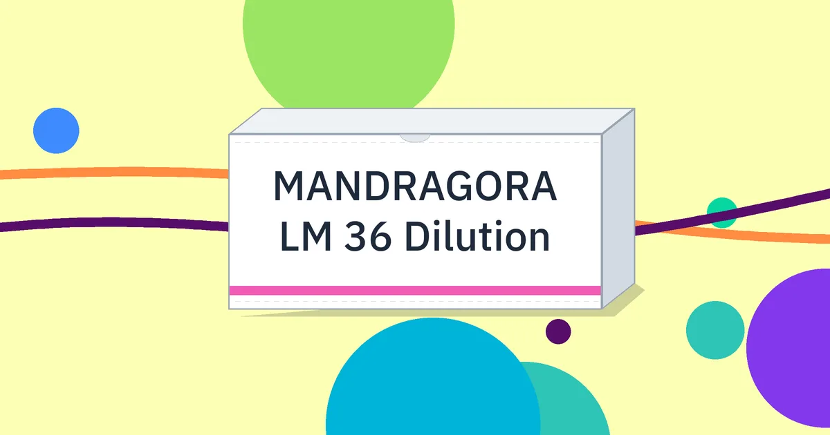 Symbolbild: Packung mit der Aufschrift MANDRAGORA LM 36 Dilution (PZN 12942115) – Verfügbarkeit und Bezug in Apotheken in Frankfurt am Main
