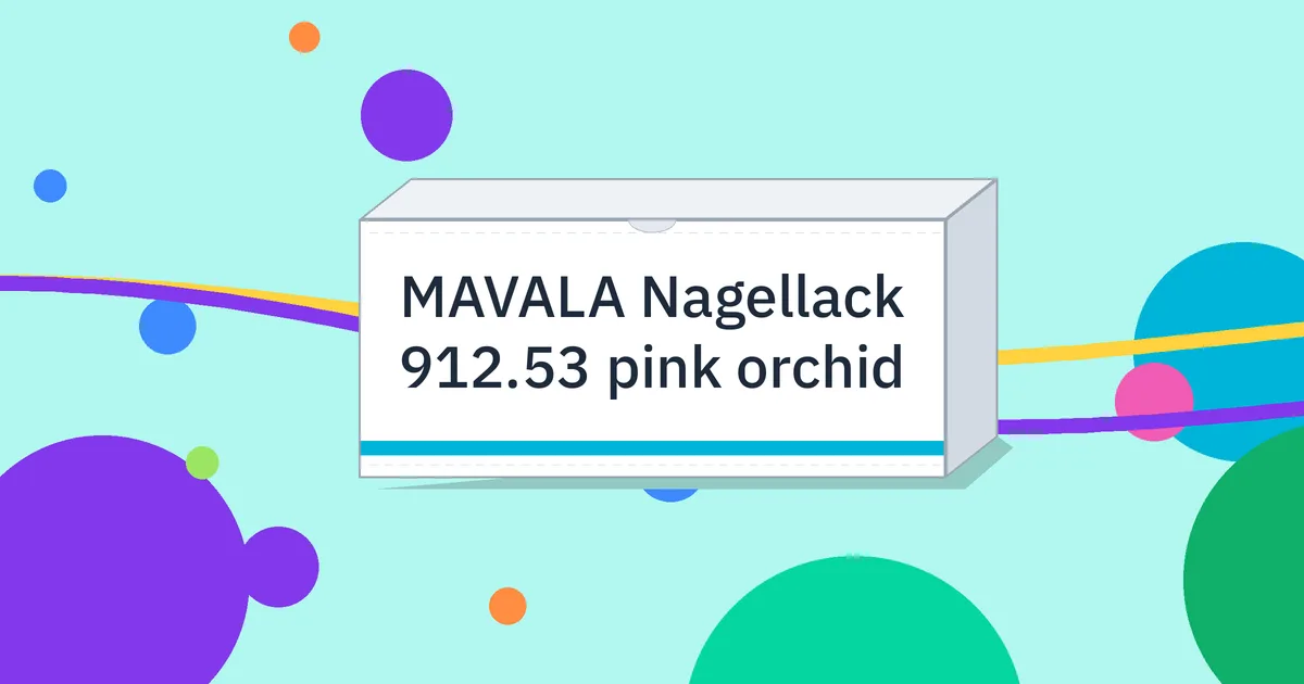 Symbolbild: Packung mit der Aufschrift MAVALA Nagellack 912.53 pink orchid (PZN 12892788) – Verfügbarkeit und Bezug in Apotheken in Frankfurt am Main