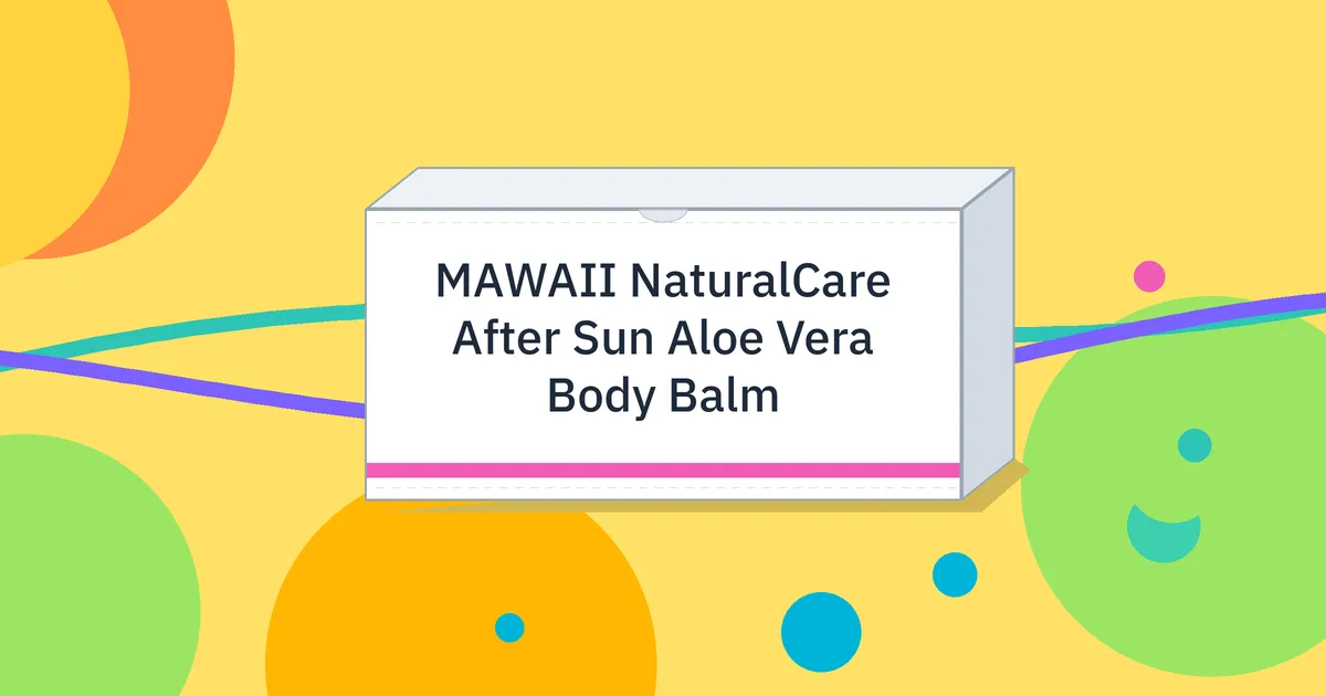 Symbolbild: Packung mit der Aufschrift MAWAII NaturalCare After Sun Aloe Vera Body Balm (PZN 09695038) – Verfügbarkeit und Bezug in Apotheken in Frankfurt am Main