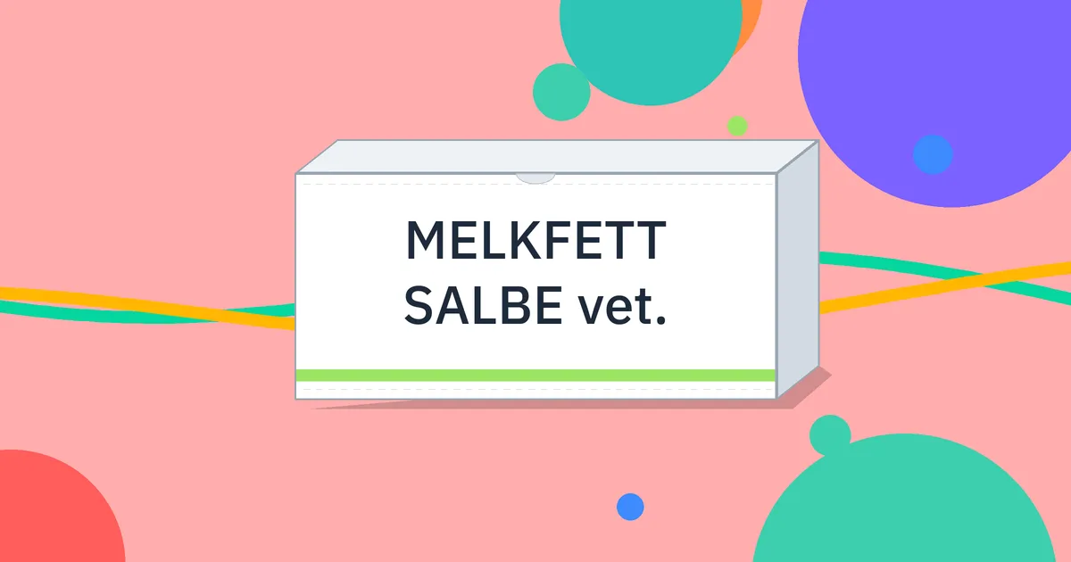 Symbolbild: Packung mit der Aufschrift MELKFETT SALBE vet. (PZN 00666495) – Verfügbarkeit und Bezug in Apotheken in Frankfurt am Main
