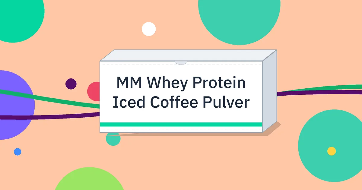 Symbolbild: Packung mit der Aufschrift MM Whey Protein Iced Coffee Pulver (PZN 16781465) – Verfügbarkeit und Bezug in Apotheken in Frankfurt am Main