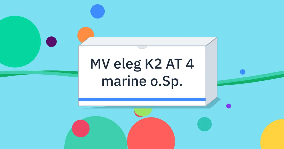 Symbolbild: Packung mit der Aufschrift MV eleg K2 AT 4 marine o.Sp. (PZN 15286491) – Verfügbarkeit und Bezug in Apotheken in Frankfurt am Main