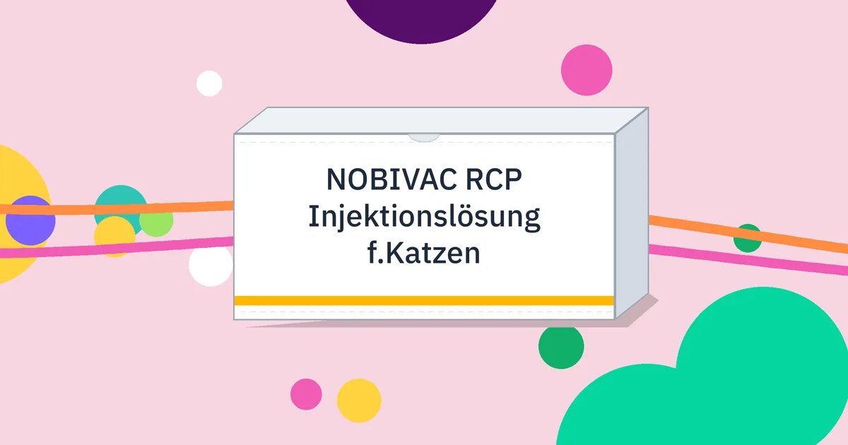 Symbolbild: Packung mit der Aufschrift NOBIVAC RCP Injektionslösung f.Katzen (PZN 01431340) – Verfügbarkeit und Bezug in Apotheken in Frankfurt am Main
