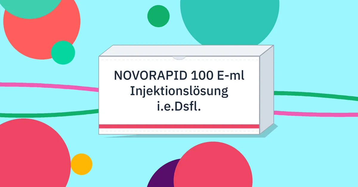 Symbolbild: Packung mit der Aufschrift NOVORAPID 100 E-ml Injektionslösung i.e.Dsfl. (PZN 04017150) – Verfügbarkeit und Bezug in Apotheken in Frankfurt am Main