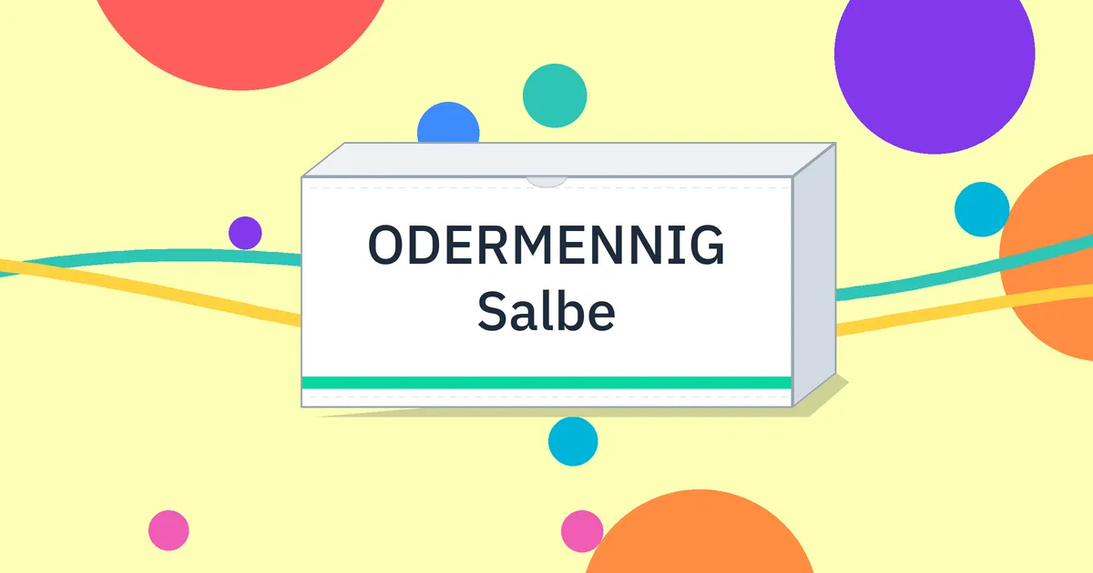 Symbolbild: Packung mit der Aufschrift ODERMENNIG Salbe (PZN 18259448) – Verfügbarkeit und Bezug in Apotheken in Frankfurt am Main