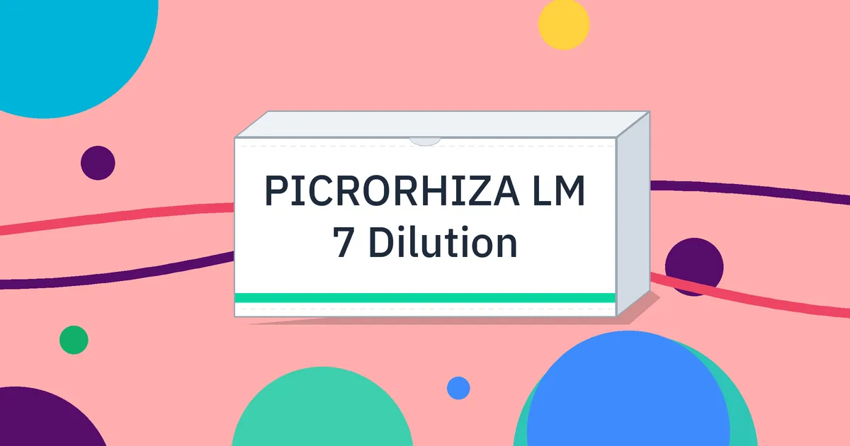 Symbolbild: Packung mit der Aufschrift PICRORHIZA LM 7 Dilution (PZN 13641522) – Verfügbarkeit und Bezug in Apotheken in Frankfurt am Main