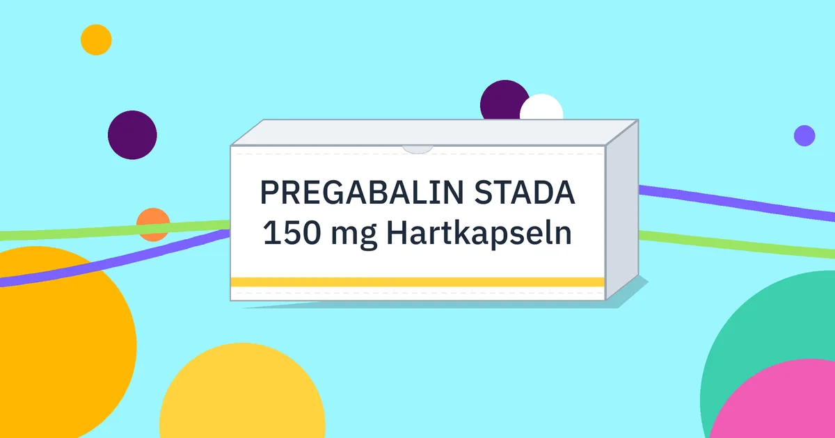 Symbolbild: Packung mit der Aufschrift PREGABALIN STADA 150 mg Hartkapseln (PZN 10780097) – Verfügbarkeit und Bezug in Apotheken in Frankfurt am Main