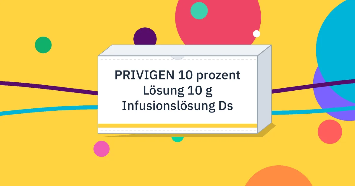 Symbolbild: Packung mit der Aufschrift PRIVIGEN 10 prozent Lösung 10 g Infusionslösung Ds (PZN 09242621) – Verfügbarkeit und Bezug in Apotheken in Frankfurt am Main