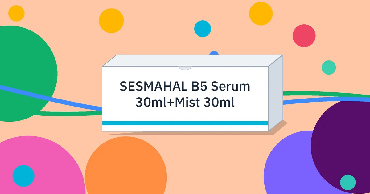 Symbolbild: Packung mit der Aufschrift SESMAHAL B5 Serum 30ml+Mist 30ml (PZN 18805069) – Verfügbarkeit und Bezug in Apotheken in Frankfurt am Main